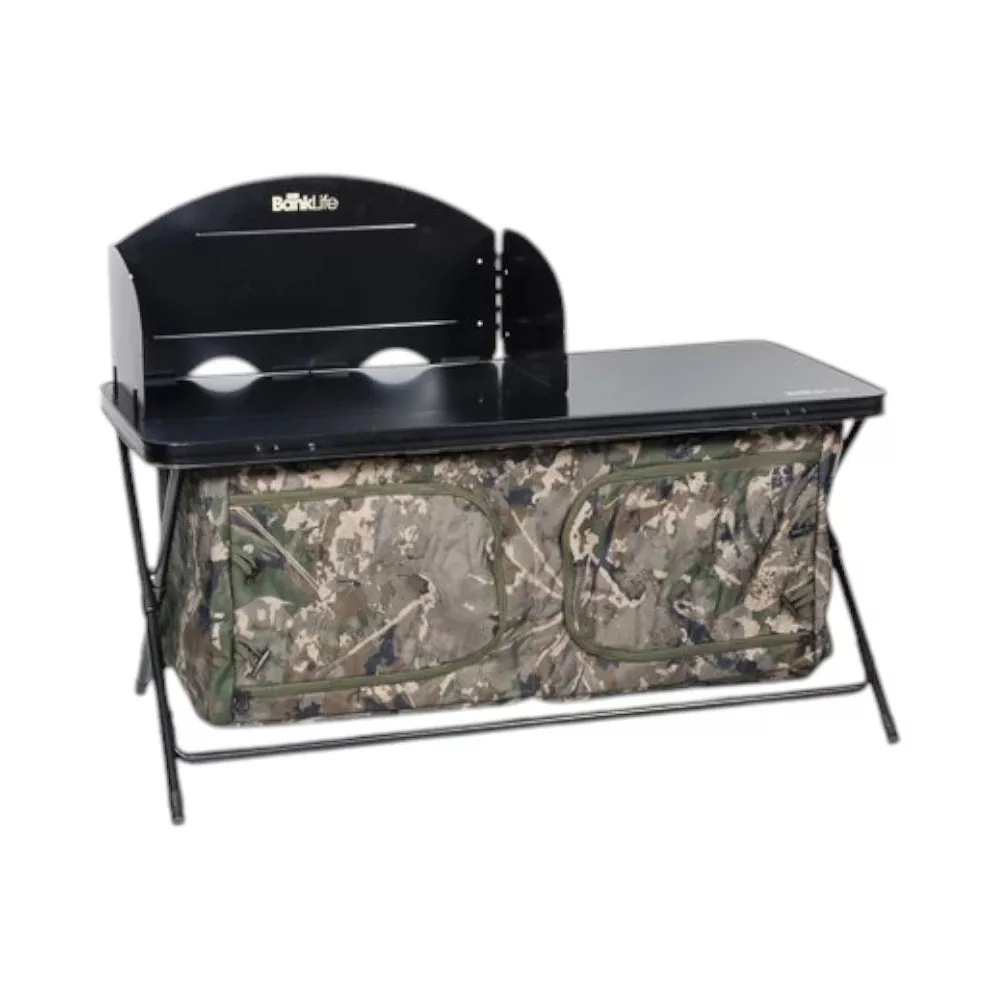 Nash Bank Life Cook Station Camo - Főzőasztal + szekrény - A